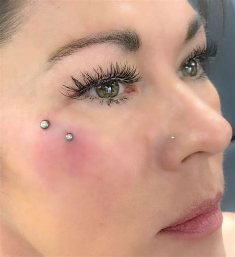 Pin By Body Piercing By Qui Qui On Surface Piercings Face Piercings