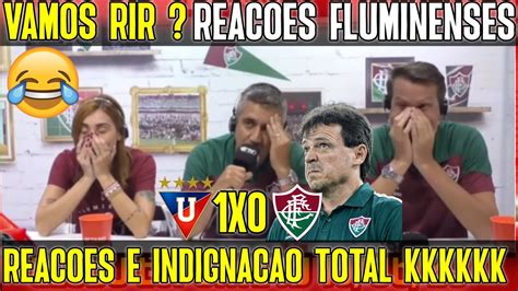 VAMOS RIR REAÇÕES FLUMINENSES LDU 1X0 FLUMINENSE REAÇÕES E