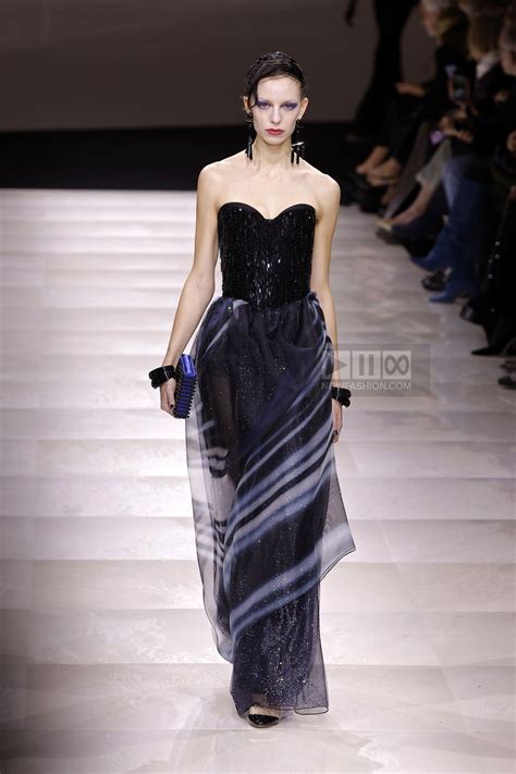 Giorgio Armani Prive Fashion Show Runway Couture Spring Summer 2024