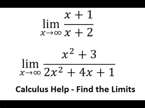 Calculus Help Find The Limits Lim X X 1 X 2 Lim X X 2