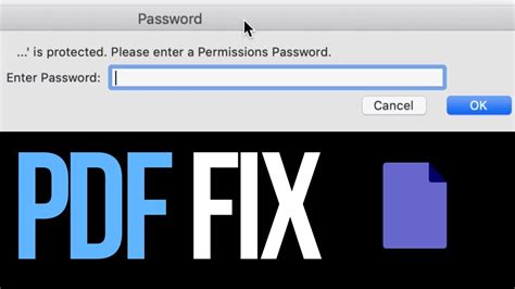 how to edit a password protected pdf on mac free youtube
