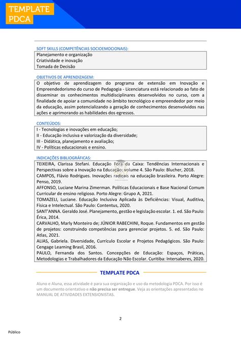 Portfolio Individual Projeto de Extensão I Pedagogia Portfólio Pronto