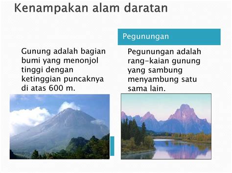 Contoh Kenampakan Alam Dan Manfaatnya