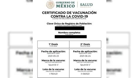 Cómo sacar el certificado de vacunación Covid 19 Unión CDMX