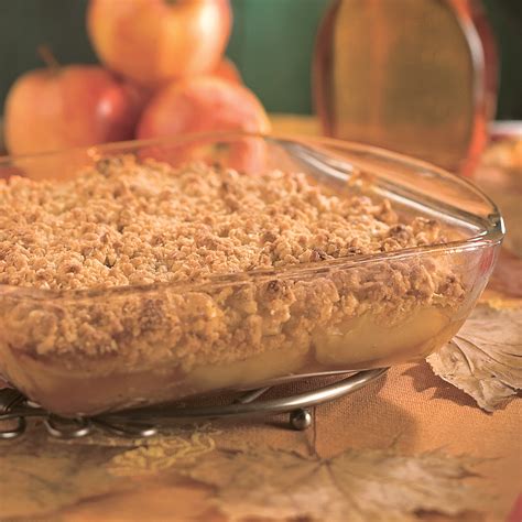 Croustade aux pommes et à l érable Les recettes de Caty