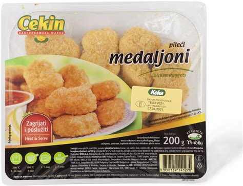 Panirani pileći medaljoni CEKIN 200g Cenoteka