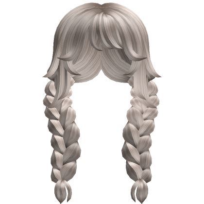 Ash Blonde Fluffy Anime Messy Braided Hair Roblox Item Rolimon S