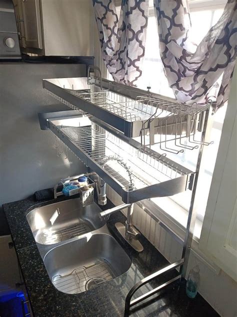 5 Dish Drying Rack Stainless Steel