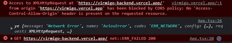 Node Js I Have Been Deploying On Vercel But Getting Cors Error Even