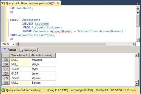 Microsoft SQL Server Lesson 42 Sub Queries