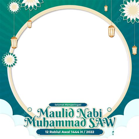 Twibbon Maulid 2022 PNG Twibbon Maulid Nabi 2022 Twibbon Maulid Nabi