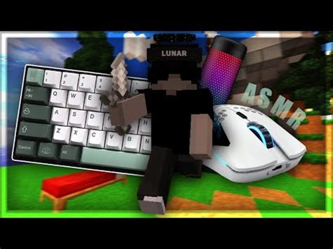 Thocky Keyboard Mouse Sounds Asmr Handcam Hypixel Bedwars Youtube