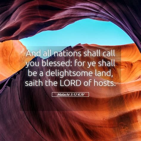 Malachi 3 12 KJV Bible Verse Images