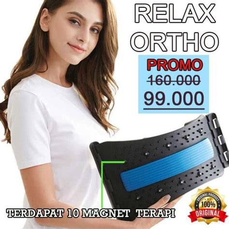 Jual ORIGINAL Flex Ortho Alat Terapi Tulang Punggung Nyeri Pinggang