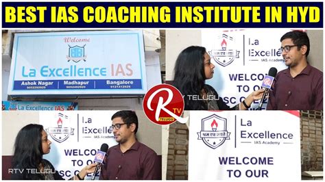 La Excellence IAS Academy Best IAS Coaching Institute In Hyd RTV