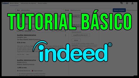 Cómo Funciona INDEED Tutorial para Buscar Trabajo en Indeed en