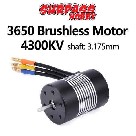 Surpass Hobby Rocket Waterproof Brushless Motor 3650 Sensorless 4300KV