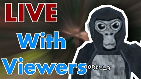 Gorilla Tag Live With Viewers Youtube