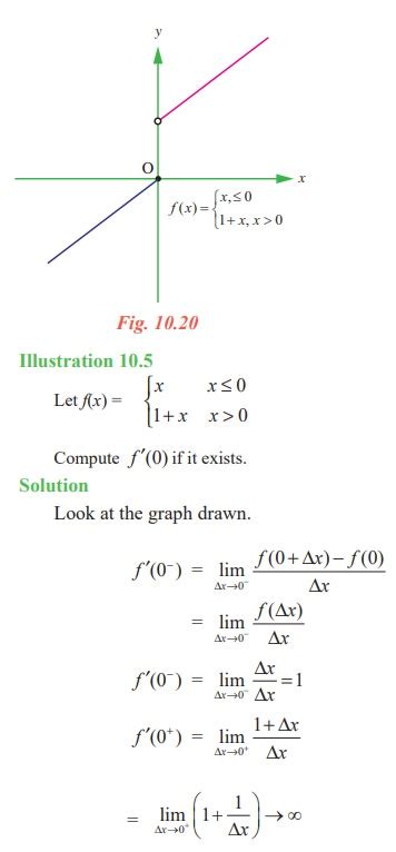 differentiability and continuity solved example problems exercise mathematics