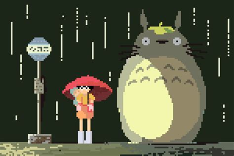 Bit Studio Ghibli A Pixel Art Tribute To Hayao Miyazaki