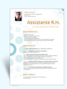 An Orange And Blue Resume Template With Circles On The Front In Two