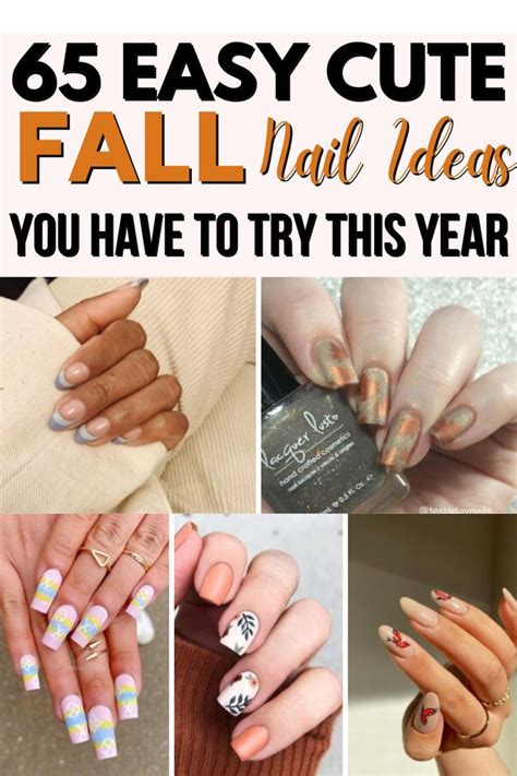 Simple Fall Nails Cute Nails For Fall Cute Summer Nails Fall Nail
