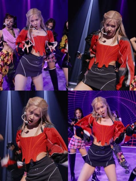 BLACKPINK Pink Venom SPECIAL STAGE Girly outfits Rosé outfit