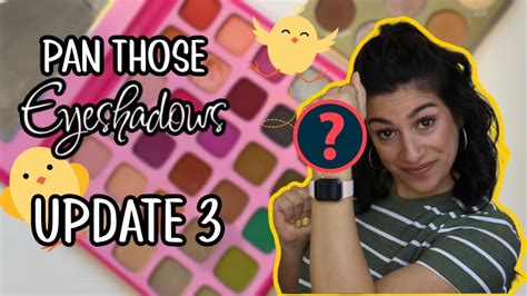 Starting To Lose It Pan Those Eyeshadows Update Youtube