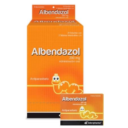 Albendazol 200 Caja X 2 Tabletas