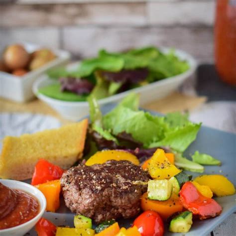 Low Carb Burger Patties Mit Buntem Ofengem Se