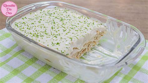 PAVÊ DE LIMÃO FÁCIL RÁPIDO E DELICIOSO DEMAIS RECEITAS DA CRIS