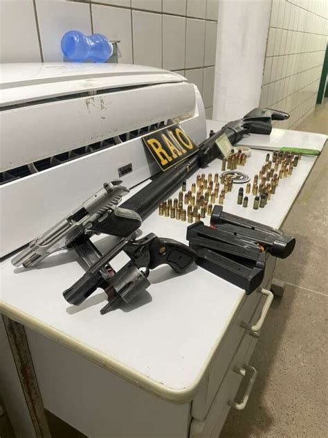 PMCE prende homem e apreende três armas de fogo e mais de 100 munições