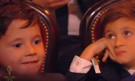 Lionel Messi sumó su sexto Balón de Oro Así celebraron Thiago y Mateo