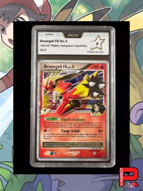 CARTE POKÉMON Brasegali Niv X 142 147 Platine Vainqueurs Suprêmes PCA