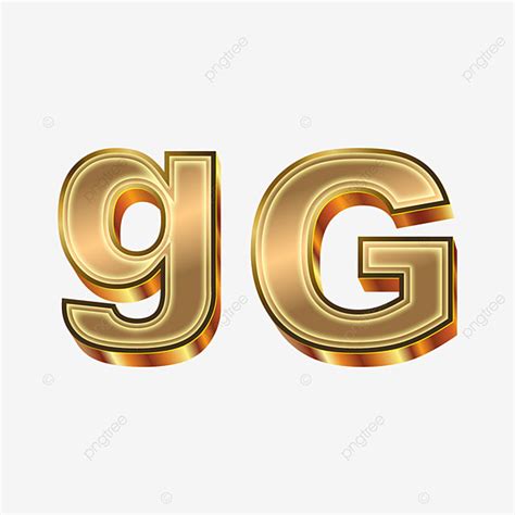 Alphabet 3d Letters Vector Hd PNG Images Golden 3d Alphabet Letters G