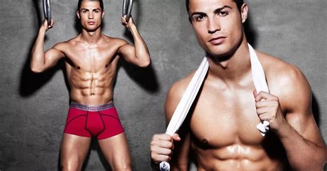 Cristiano Ronaldo Strips Down To His Pants As He Models New Underwear