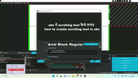 Obs Scrolling Text How To Create Scrolling Text In Obs