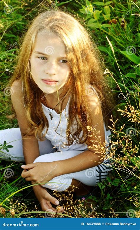Eight Years Old Girl Stock Photo Image Of People Russian 16439888