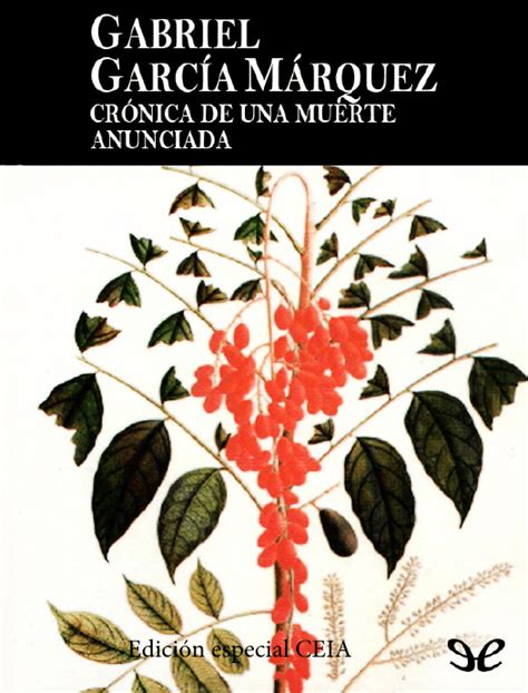 Cronica De Una Muerte Anunciada Gabriel Garcia Marquez
