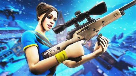 Only Sniper Challenge In Fortnite Battle Royale YouTube