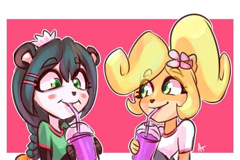 Yaya And Coco By Alex Toons On Deviantart Crash Bandicoot Characters