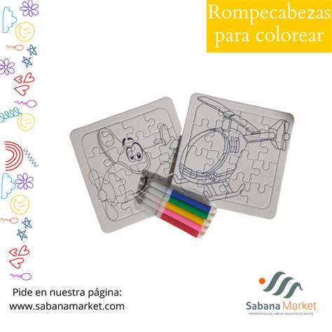 Rompecabezas Para Colorear Sabana Market SAS