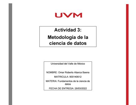 ACTIVIDAD 3 MAPA MENTAL FUNDAMENTOS DE LA CIENCIA DE DATOS