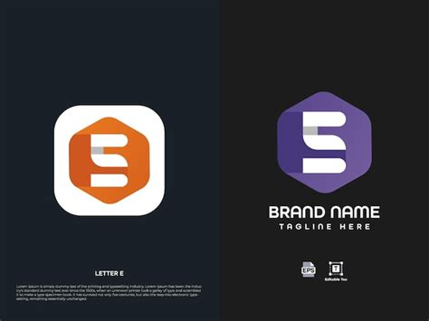 Buchstaben Logo Design Premium Vektor