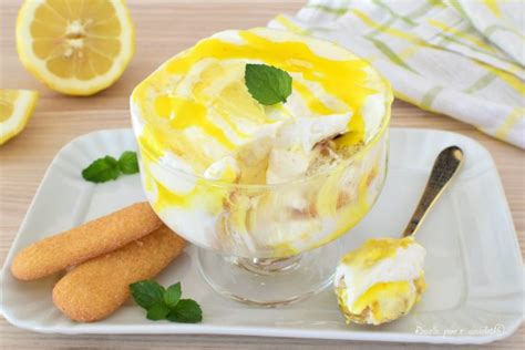 Coppa TIRAMISU Al LIMONE DOLCE Semifreddo Fresco Senza Gelatiera