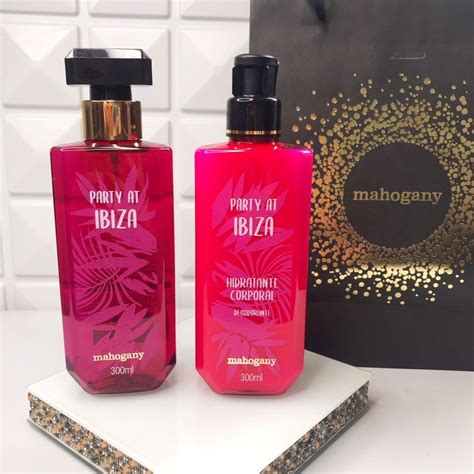 Mahogany Hidratante Body Splash Party At Ibiza 300ml Shopee Brasil