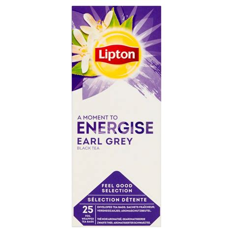 Lipton Earl Grey Herbata Czarna Aromatyzowana Ekspresowa 50 G 25 X 2 G