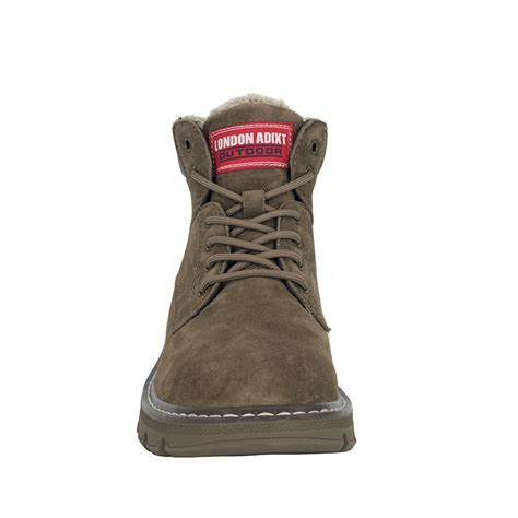 Ripley BOTÍN CUERO CAQUI DE CON CHIPORRO ALONSO KHAKI LONDON ADIXT CASUAL