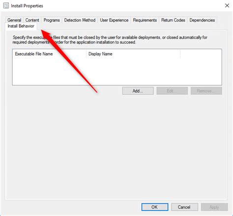 Enable And Configure SCCM Install Behavior For Applications