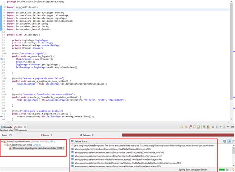 java lang illegalstateexception the driver executable does not exist c users stepp desktop